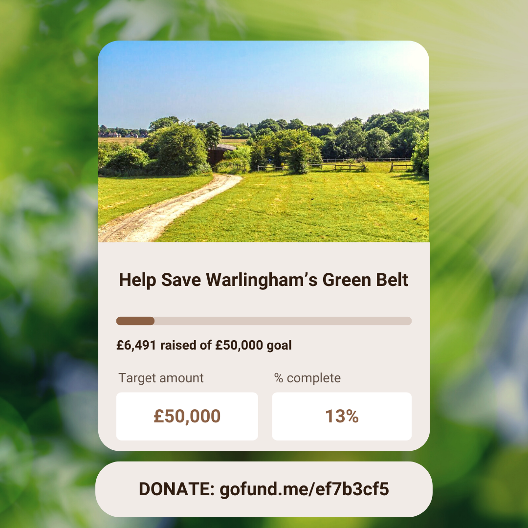 How you can donate to SWGB - Save Warlingham's Green Belt (SWGB)